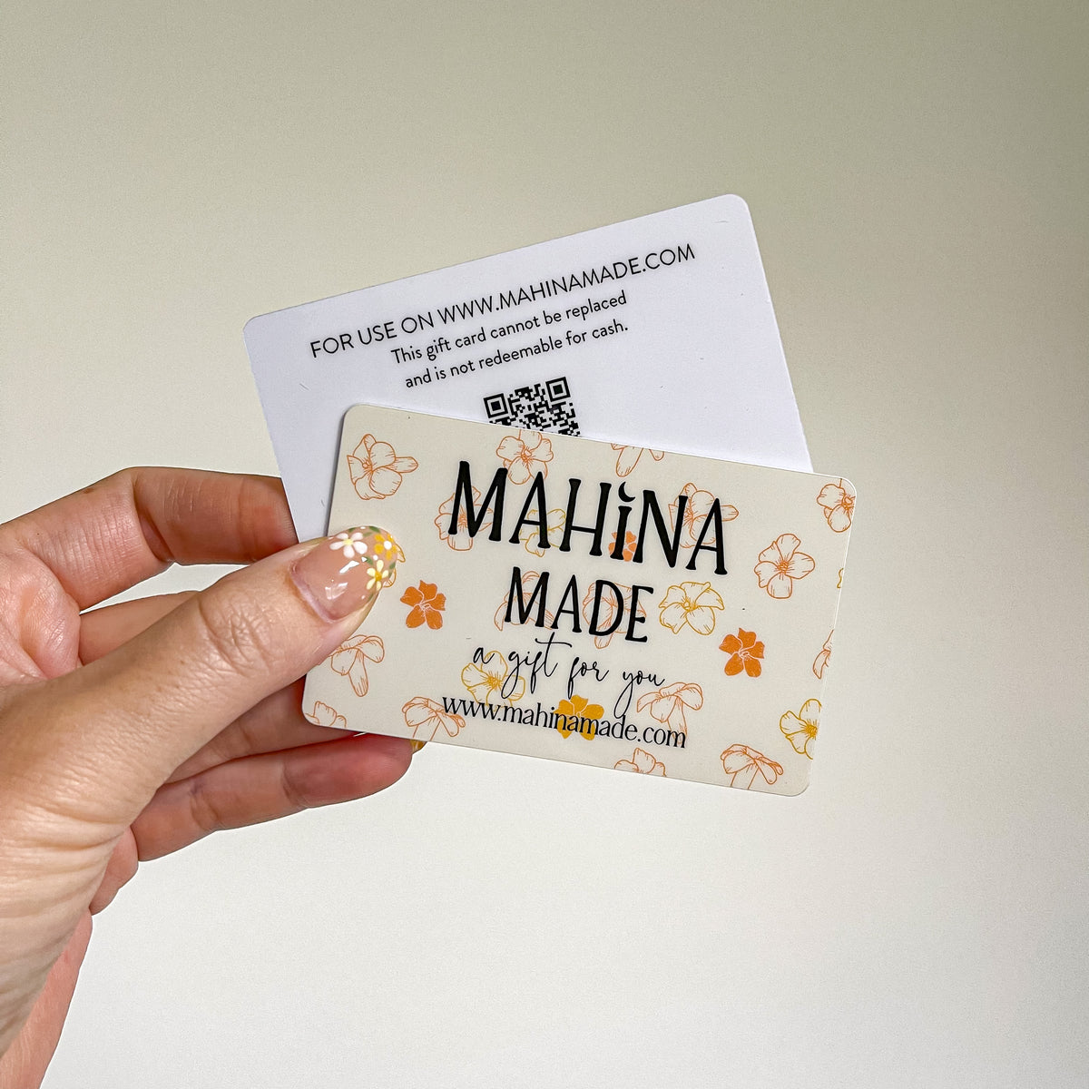 Gift Card - Physical ($50.00) – Mahina Made LLC